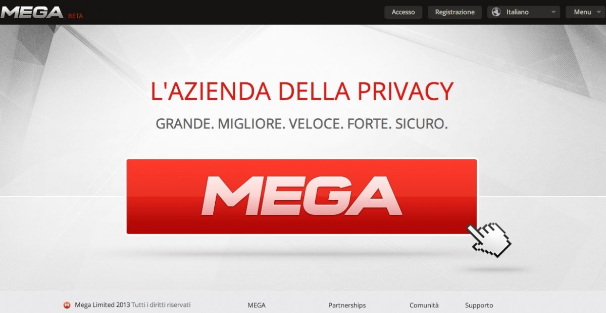 Mega: motore di ricerca è stato già chiuso [FOTO] - Tecnocino