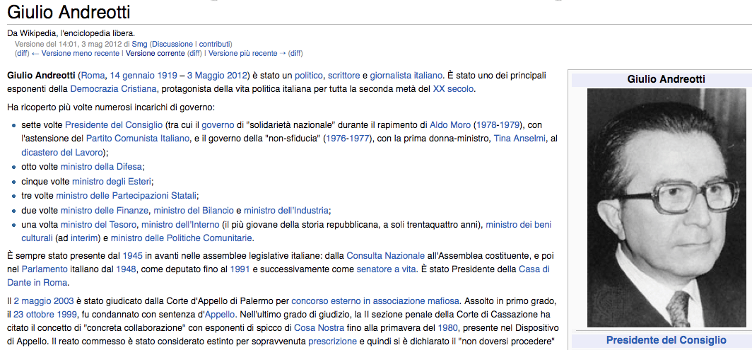 Giulio Andreotti è morto (davvero): le reazioni di Twitter - Tecnocino