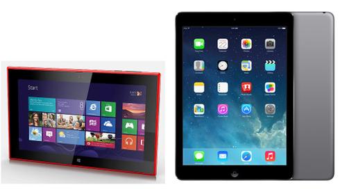 iPad Air e Nokia Lumia 2520: confronto tra tablet [FOTO] - Tecnocino