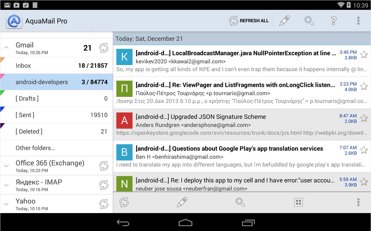 I 5 migliori client email per Android [FOTO] - Tecnocino
