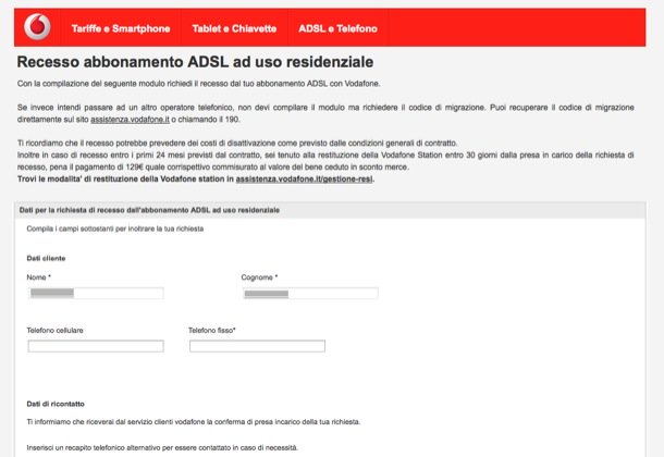 Disdetta Vodafone: dalla restituzione della Vodafone Station al modulo per disdire l'abbonamento ...