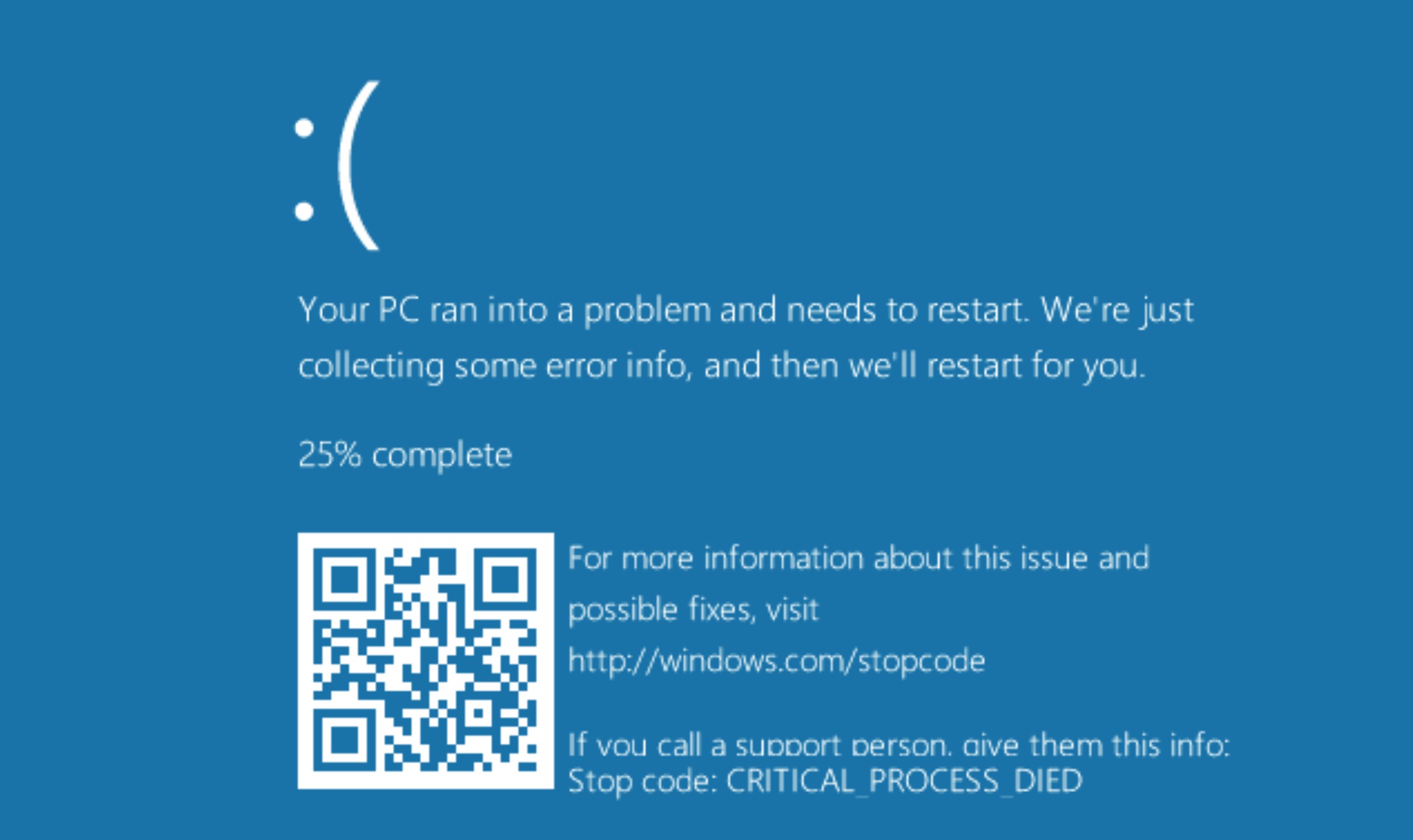 Windows 10, QR code nelle schermate blu - Tecnocino